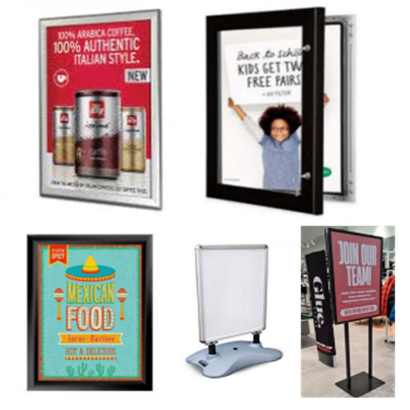 Snap Frames - Wall Mounted & Freestanding – Shopfittingsrus Ltd. t/a Impact Displays