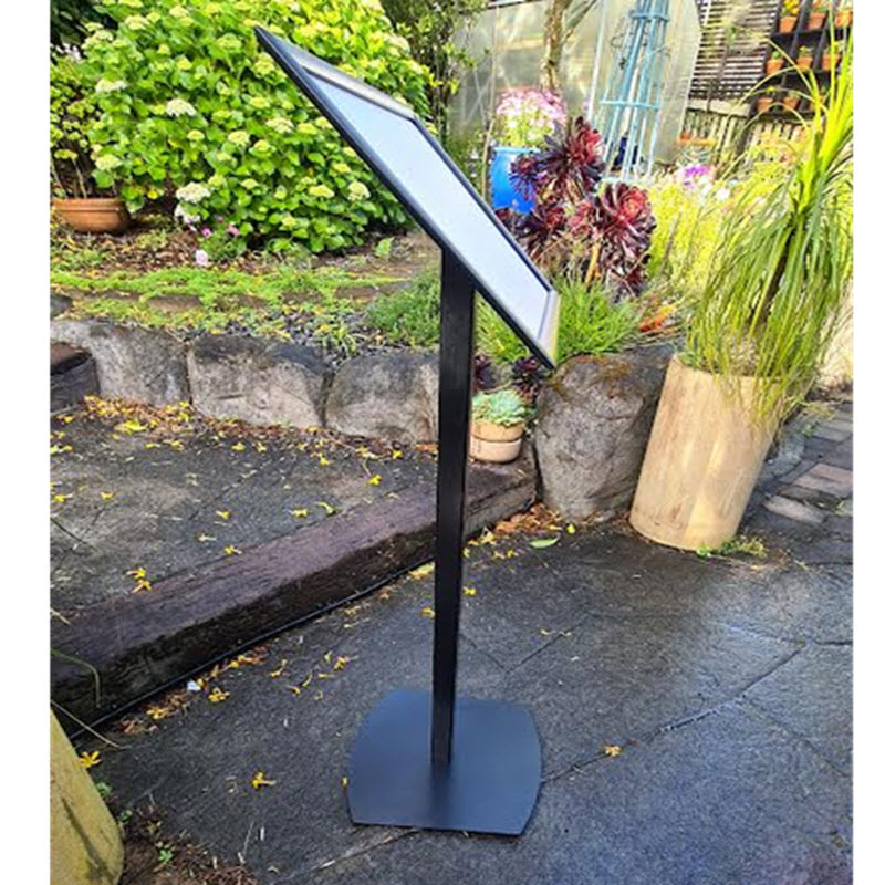 A3 Black Freestanding Snap Frame Menu / Display Stand – Shopfittingsrus ...
