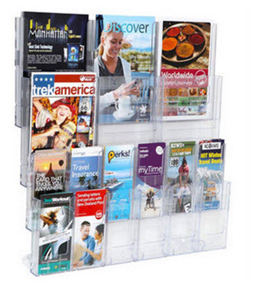 Wall Mounted Lit Loc Display A4 x 6 plus DLE x 12 – Shopfittingsrus Ltd ...